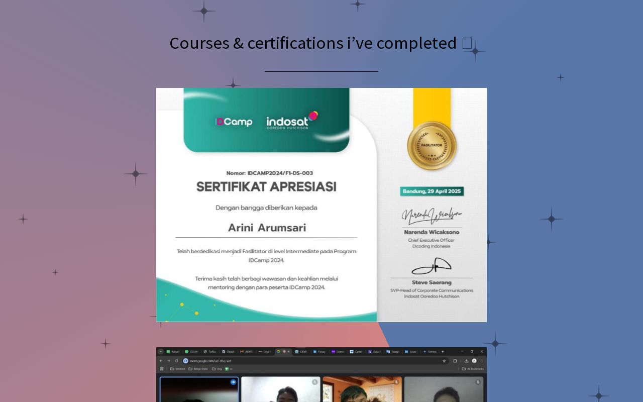 Certification